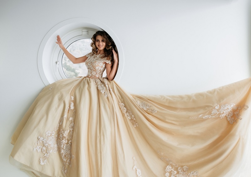 Find the Perfect Luxury Gold Wedding Dress For Your Big Day