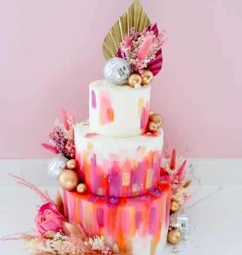 Vibrant Vows: 10 Stunning Colorful Wedding Cake Ideas